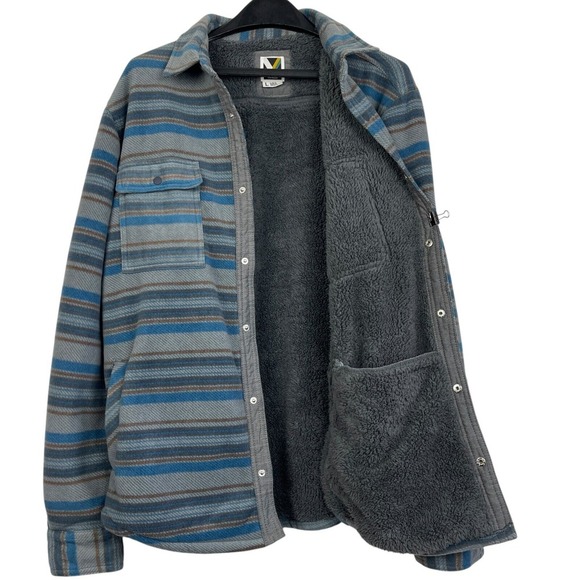 voyager | Jackets & Coats | Voyager Mens L Sherpa Lined Polar Fleece ...